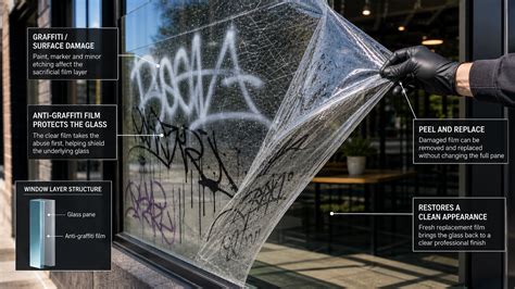 Anti Graffiti Film Gold Coast Shopfront And Surface Protection