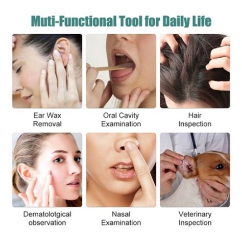 Kit Endoscop Pentru Inspectare Si Curatare Ureche Cu Led Aplicatie
