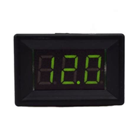 Reliable Led Panel Voltmeter Accurate Measurement Easy Wiring Dc4 5 30v