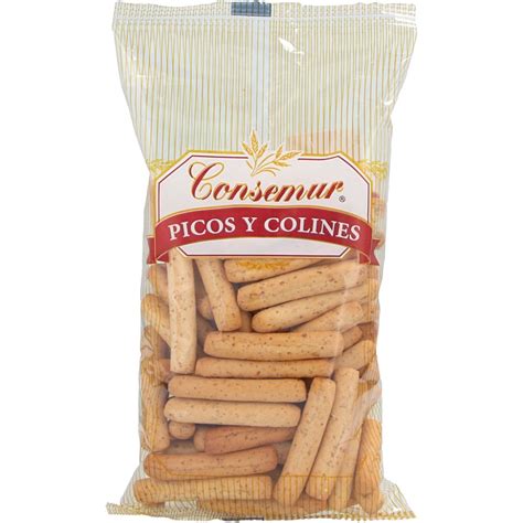Consemur Picos And Colines Integral Mini Breadstick Snacks 180g Salted
