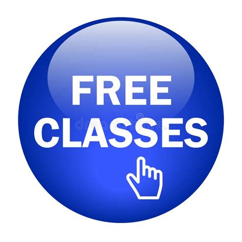 Free Classes Sign Over Colorful Brush Strokes Background Stock Vector