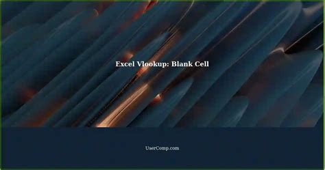 Vlookup Formula In Excel How To Leave A Cell Blank