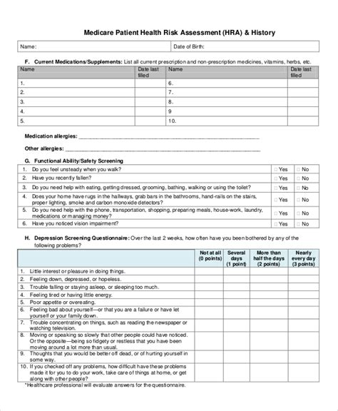 What Is A Health Risk Assessment Tool Printable Forms Free Online