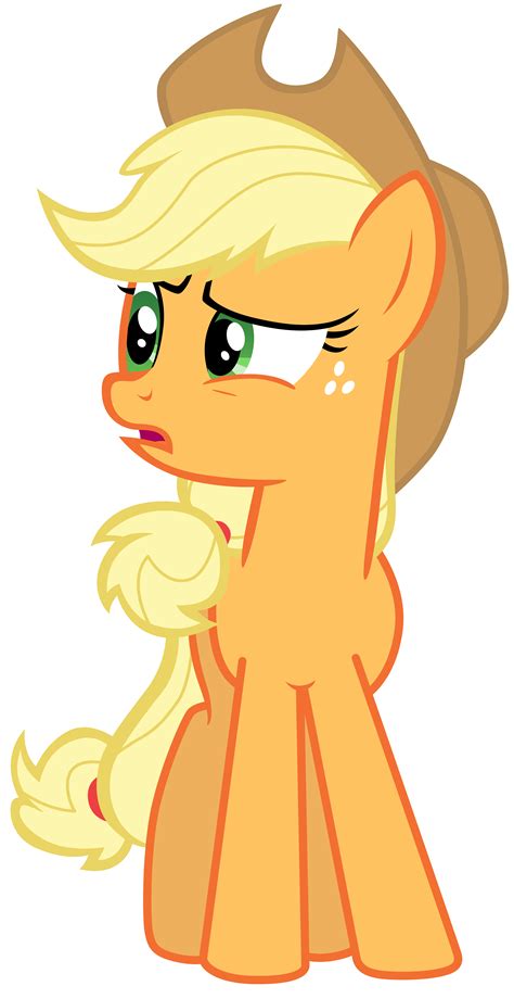 Applejack Worried By Tardifice On Deviantart