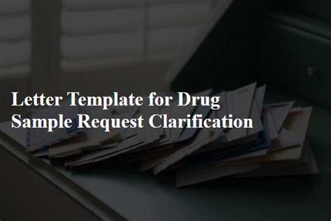 Letter Template For Drug Sample Request Clarification Free Samples In Pdf Letterin