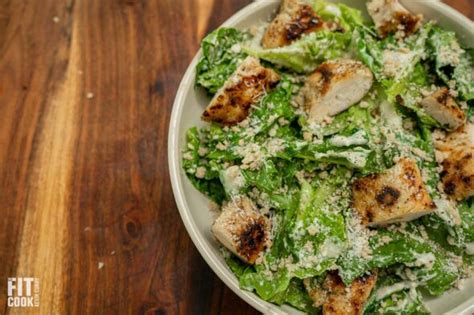 Healthy Chicken Caesar Salad Fit Men Cook