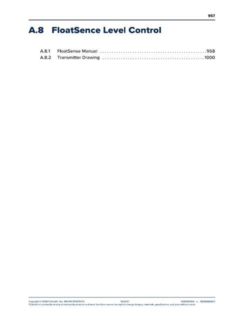 Flotation Cell Oem Float Sense Level Sensor Extract Pdf