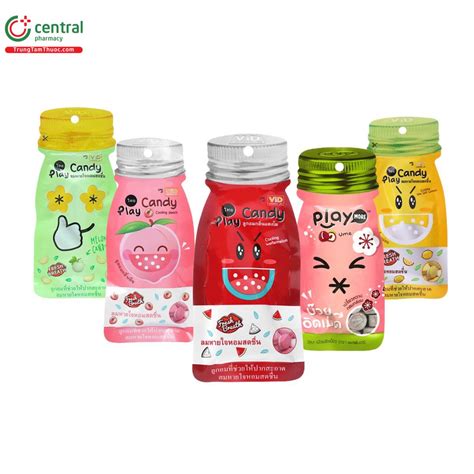 Kẹo Ngậm Play Candy Giúp Thơm Miệng Thông Thoáng đường Hô Hấp