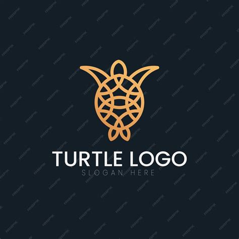 Premium Vector Turtle Logo Design Modern Icon Sea Turtle Illustration