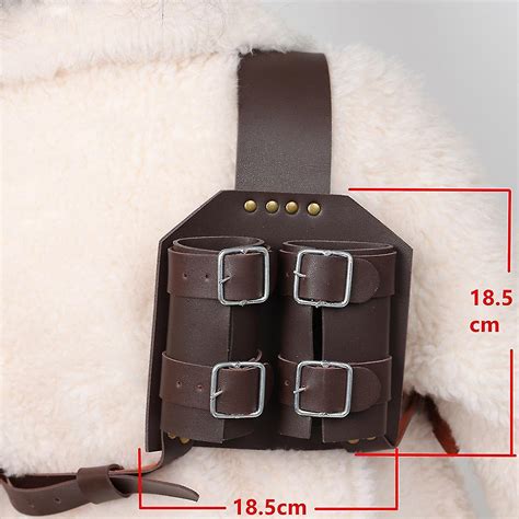 Medieval Witcher Double Back Scabbard For Sword Cutlass Holder Pirate