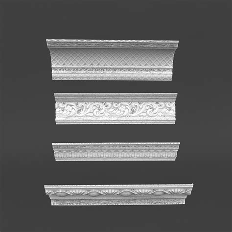 3d Classic Ceiling Pattern 05 Model Turbosquid 1517151