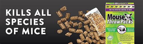 Mousex Throw Packs Bait Pellets For Mice Pack Of 6 Patio Lawn And Garden