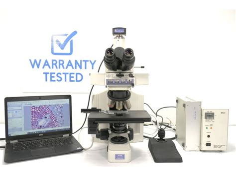 Nikon Eclipse E600 Upright Fluorescence Motorized Microscope New Filters Pred Ni U