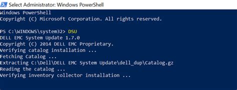 Dsu How To Install Drivers And Firmware Using Dell Emc System Update Dsu In The Windows