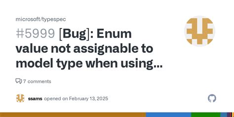 Bug Enum Value Not Assignable To Model Type When Using Versions With