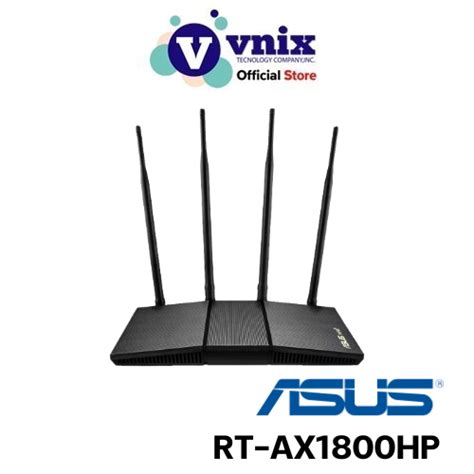 RT-AX1800HP ASUS AX1800 DUAL BAND WiFi 6 (802.11ax) ROUTER By Vnix ...