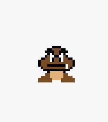 Mario Goomba Pixel Minecraft Super Mario Bros Goomba Barber Man
