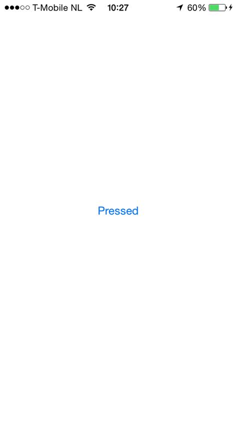 Ios How To Preform An Action While The Button Is Pressed Stack