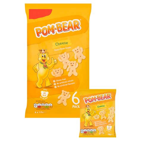 Pom Bear Cheese Multipack Crisps Ocado
