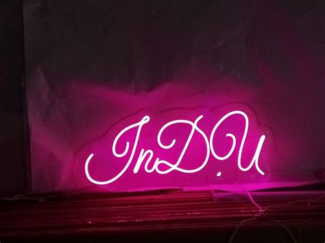 Rectangle Pink Led Neon Sign Boards For Promotion At Rs 2000piece In