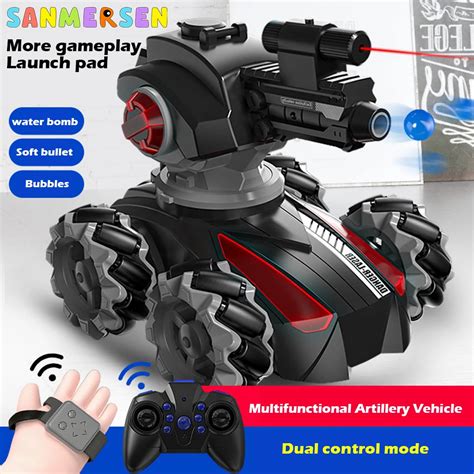 Rc탱크 9ch Rc 전투 탱크 사격 Bb 총알 원격 제어 사격 전자 탱크 Usb 충전 Led 사운드 군사 전쟁 게임 소년