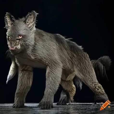 Image Of A Giant Predator With Sharp Claws And Fearsome Appearance On