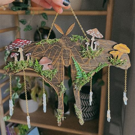 Mushroom Moth As Above Creations