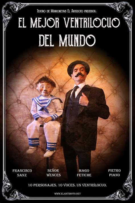 Espectáculo El Mejor Ventrílocuo Del Mundo De Teatro De Marionetas