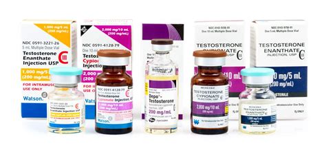 Injectable Testosterone Brands Pfizer Watson West Ward