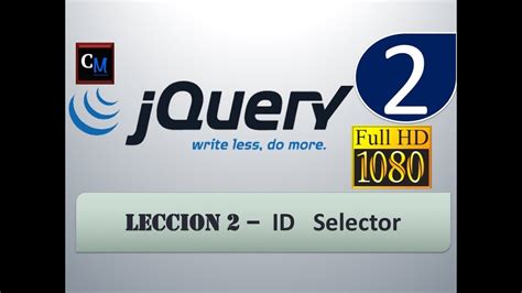 curso jquery 2 id selector youtube