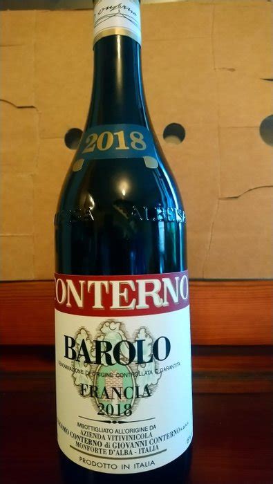 2018 Giacomo Conterno Cascina Francia 巴罗洛 Docg 1 Catawiki