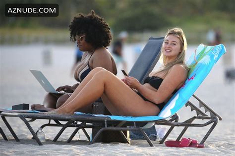 Iskra Lawrence Sexy At The Beach In Miami Aznude