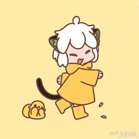 可爱的罗小黑简笔画 知乎