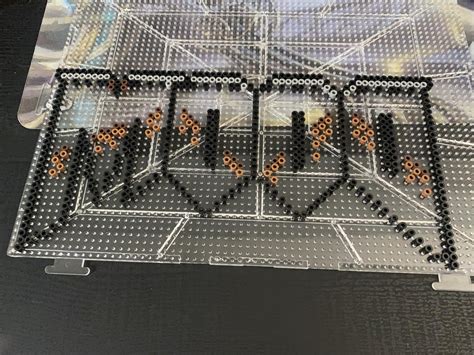 Doom Logo Sprite Pattern Credit To Ubeadinoff Rbeadsprites