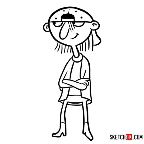 How To Draw Sid Hey Arnold Step By Step Drawing Tutorials Cartoon
