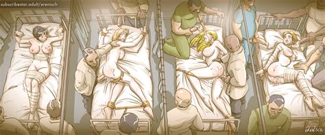 Rule 34 12boys 4girls After Surgery Ball Gag Bed Black Hair Blonde