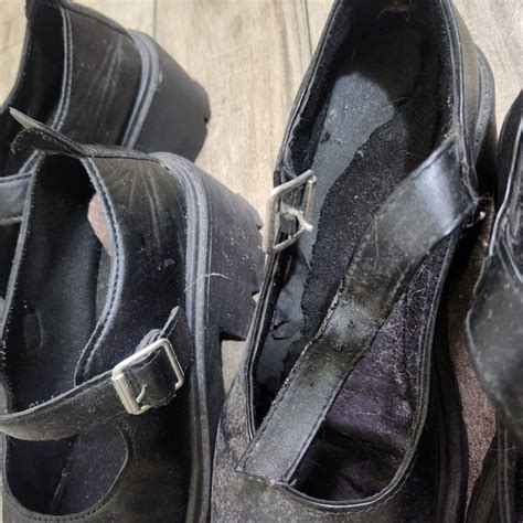 Freebie Black Platform School Shoes On Carousell
