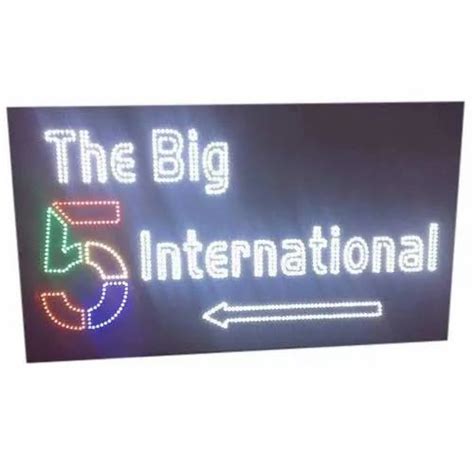 Aluminum Led Dot Matrix Signage Board For Advertisement Shape