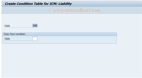Cacscond0022 Sap Tcode Condition Table Create Price Comn