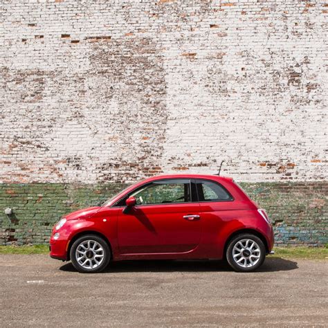 Fiat 500 Small Red Car