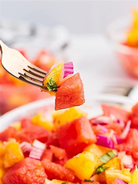 Easy Watermelon And Orange Salad Recipe
