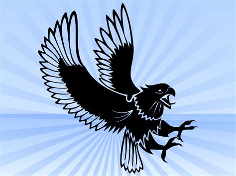 Eagle Attack Vector Vector Art And Graphics