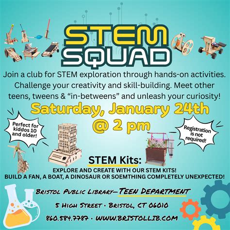 Stem Squad Stem Club Bristol Public Library