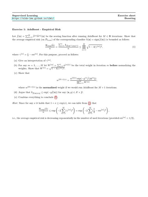 Ex Boosting 1 Pdf Statistical Classification Statistical Data Types