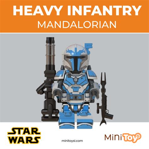 Heavy Infantry Mandalorian Blue Mini Toys In Sri Lanka
