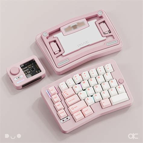Qk Alice Duo Split Ergonomic Keyboard Kit Offers Custom Comfort And