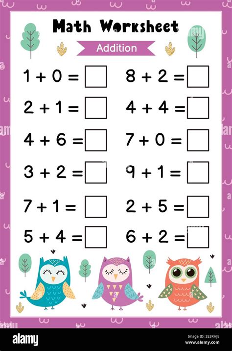 Math Worksheets For 4 Year Olds Math Worksheets Printable