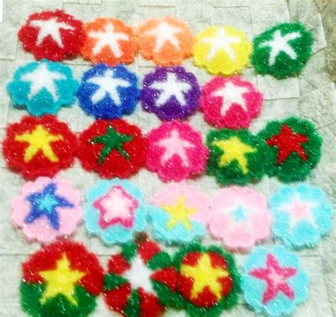 하트 별 러브 스타 수세미별 수세미handmade 헬로마켓