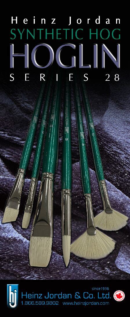 Hj Hoglin Synthetic Hog Angle Fan And Liner Long Handle Display Heinz Jordan And Company Limited