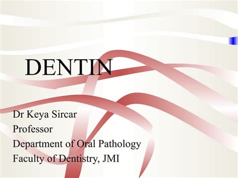 Dentin Formation Calcification Types And Dentinogenesis Explained